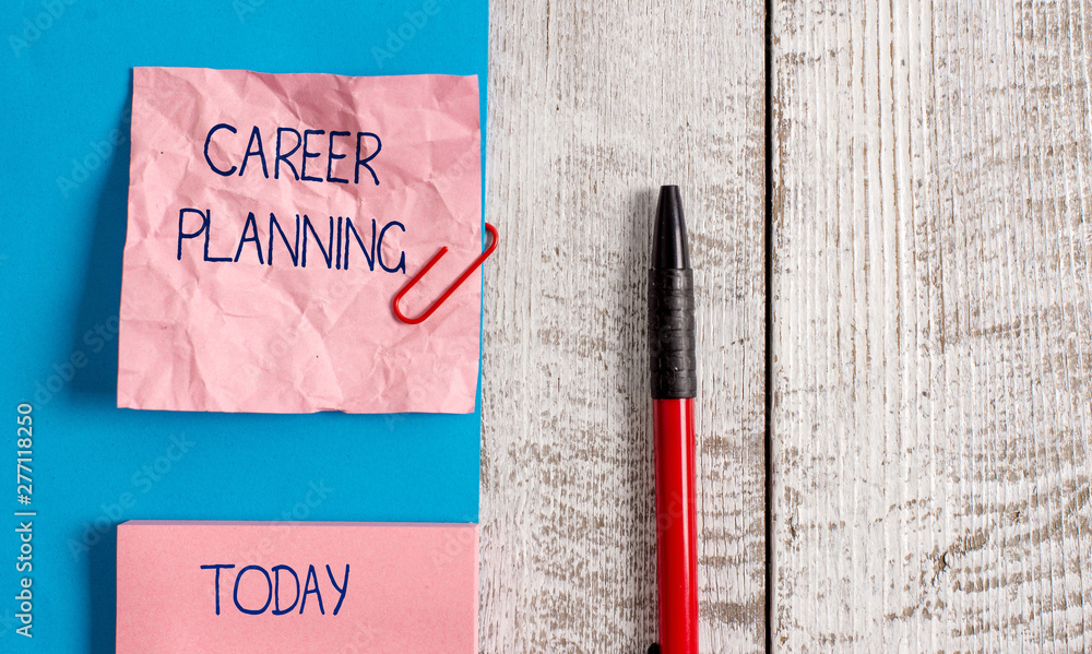 Handwriting text Career Planning. Conceptual photo Strategically plan ...