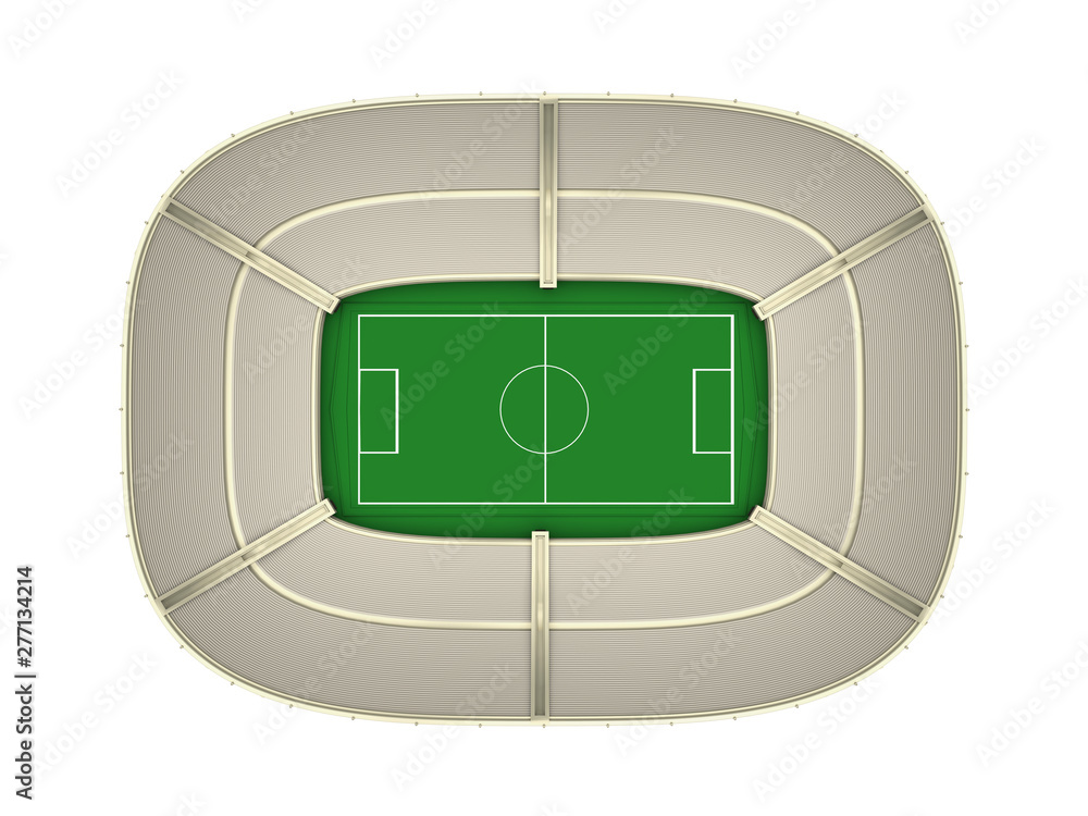 Stadium Building Isolated Stock Illustration | Adobe Stock