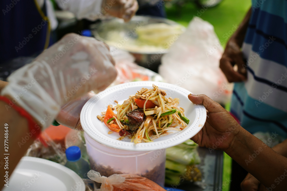 The Concept of Feeding : The poor have been sharing food from the ...