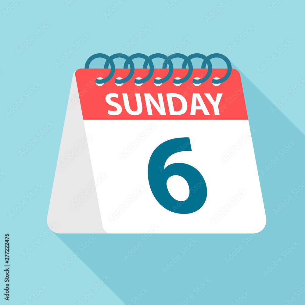 Sunday Calendar Clipart
