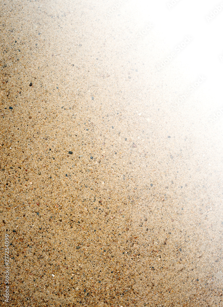 Gritty beach sand texture background with gradient to white Stock Photo ...