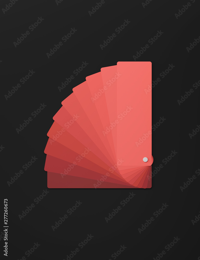 RAL palette, color palette for design on black background Stock Photo ...