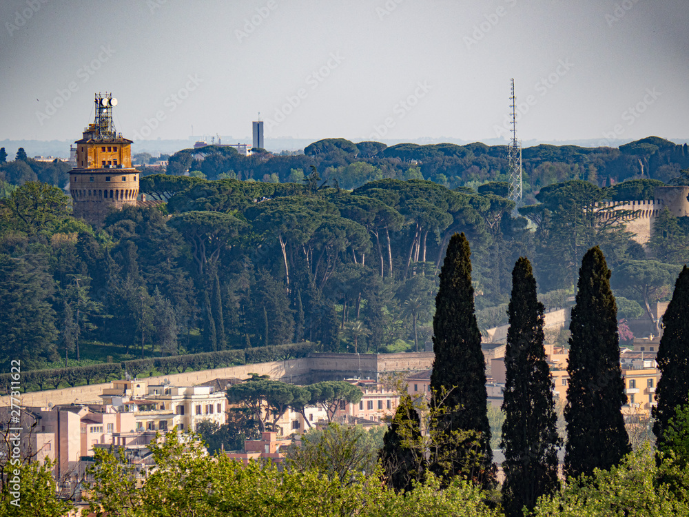 Veduta di Roma da Monte Mario Stock Photo | Adobe Stock