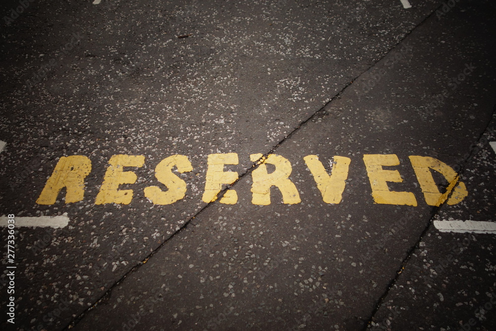 Reserved Stock Photo | Adobe Stock