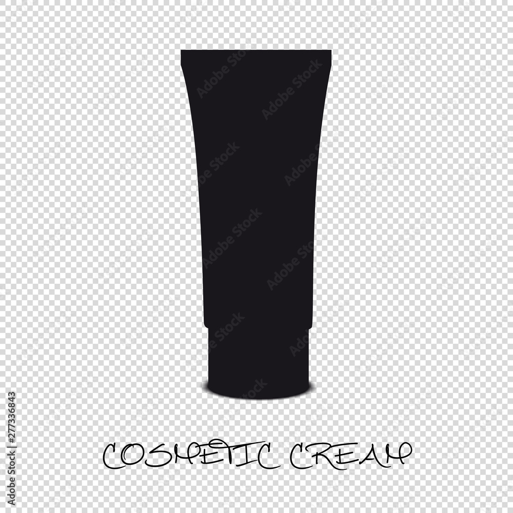 Cosmetic Cream Plastic Tube - Vector Illustration - Isolated On ...