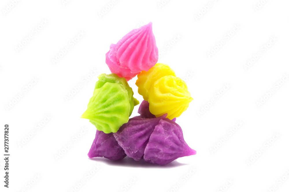 Colorful Alua is Thai traditional sweet dessert style. It'smade by ...