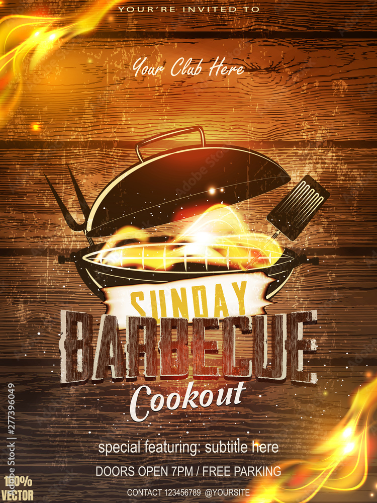 Summer Bbq Flyer