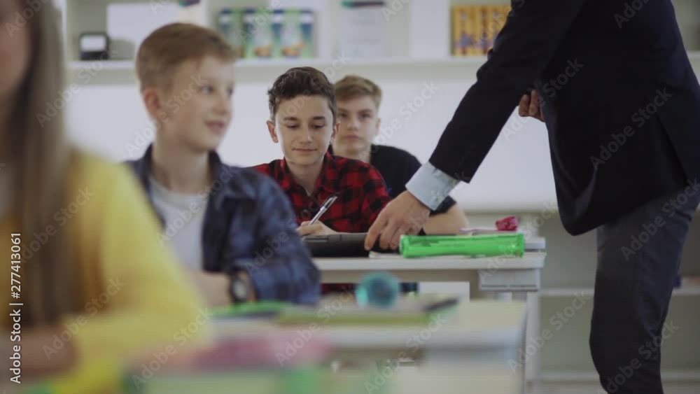 Clever kids learning computer science and programming in school ...