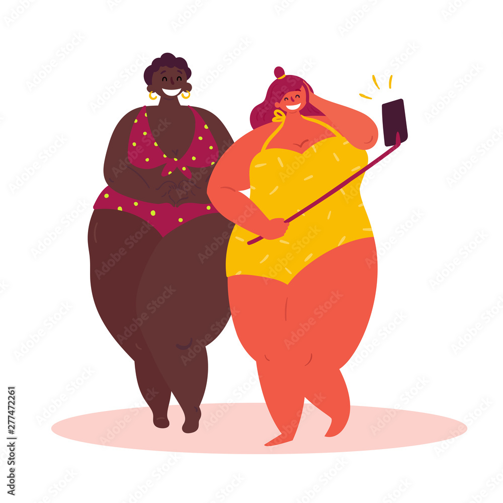 Fat Girl Bikini Selfie