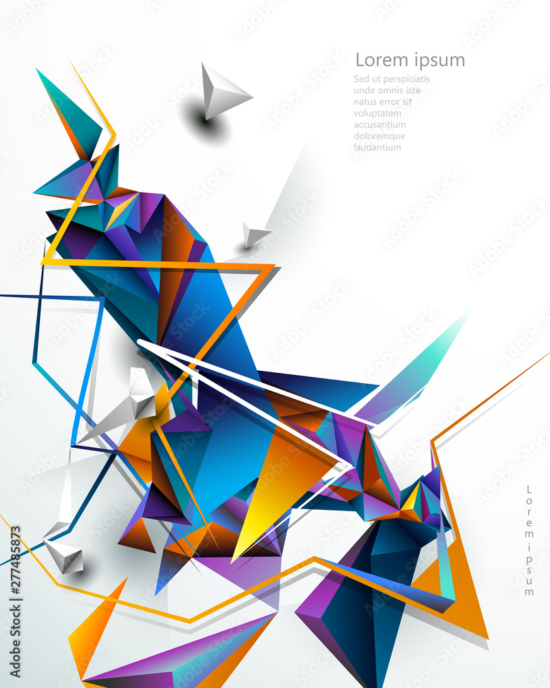 3d Geometric Triangle