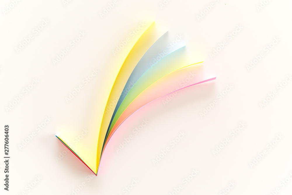 Positive check or tick symbol, concept for positivity to convey message ...