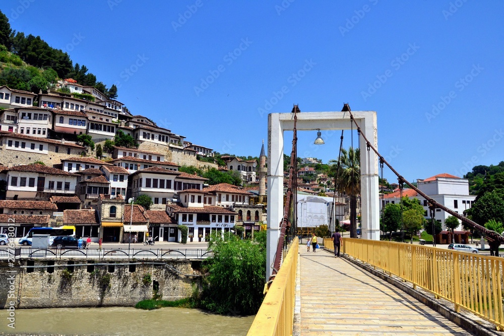 The albanian ancient city of Berat, designated a UNESCO World Heritage ...