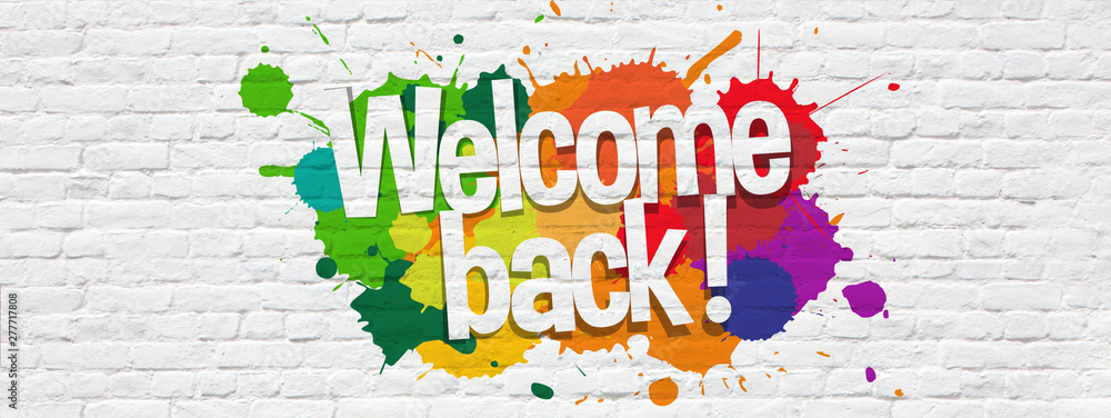 Welcome back Stock Illustration | Adobe Stock