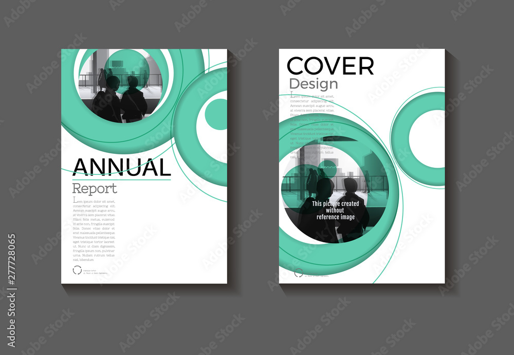 green layout cover green abstract background modern design modern book ...