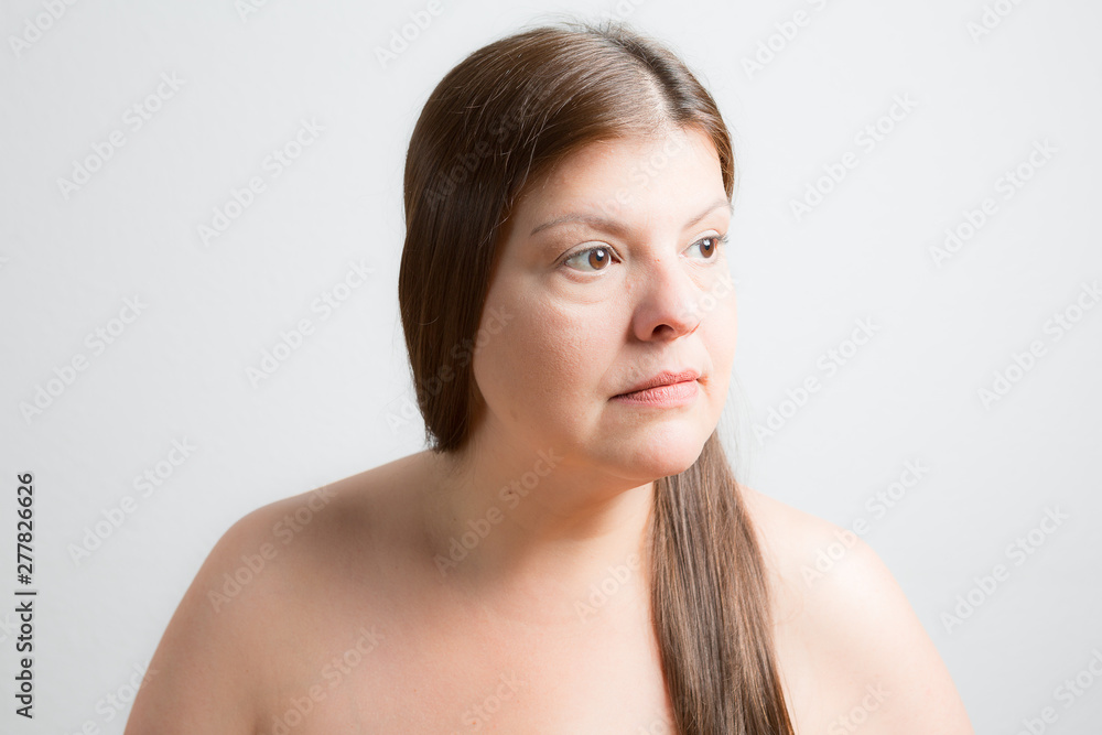 Short lighting in studio portrait. Main light on short and farthest ...