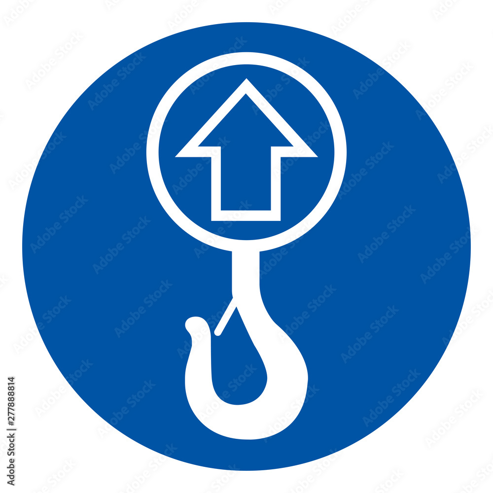 Lift Point Symbol Sign,Vector Illustration, Isolated On White ...