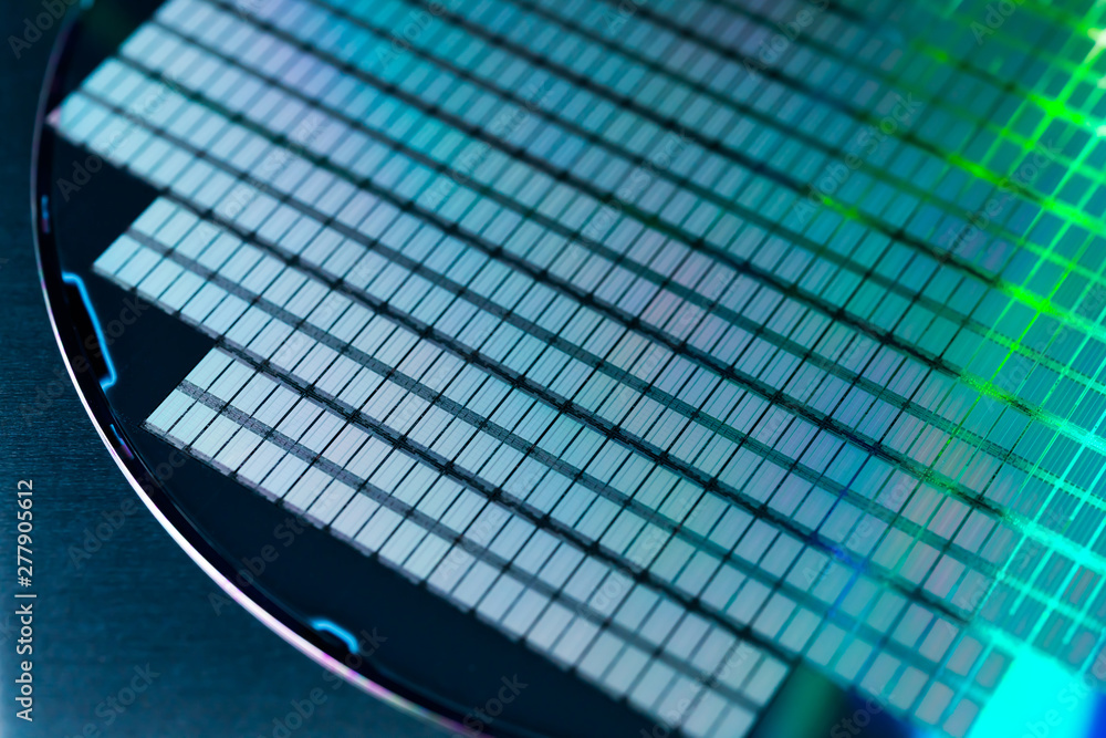 Silicon wafer Stock Photo | Adobe Stock