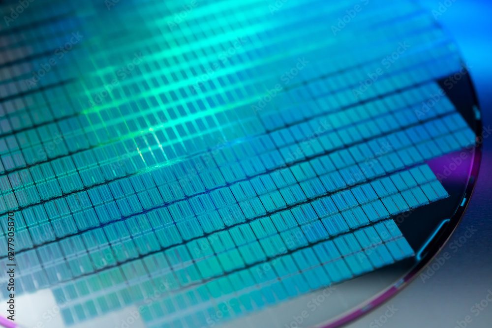 Silicon wafer Stock Photo | Adobe Stock
