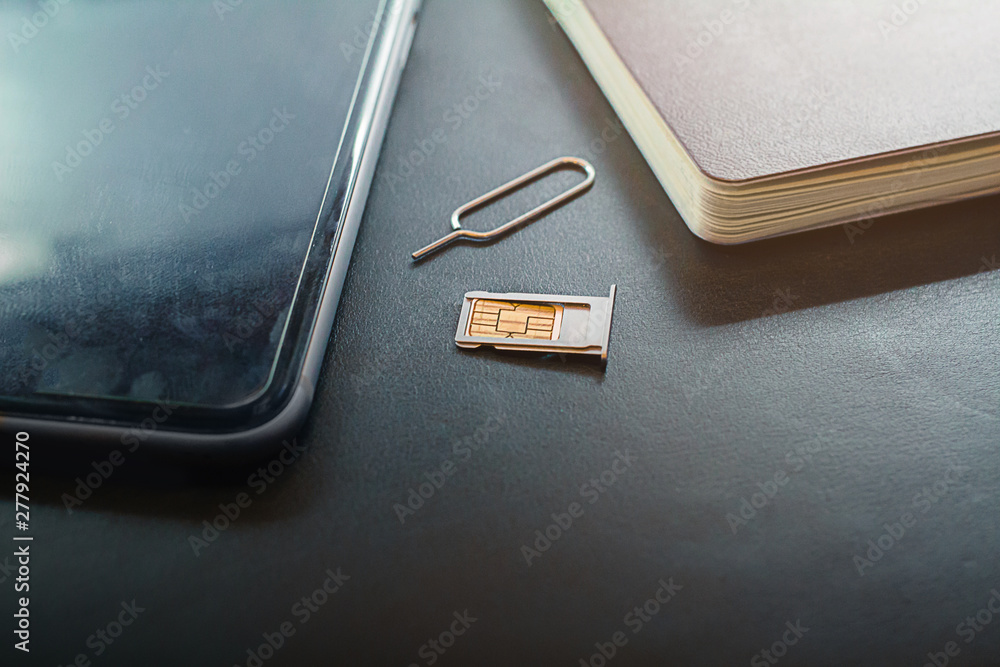 nano sim card in the storage and SIM card adapter to change the size to ...