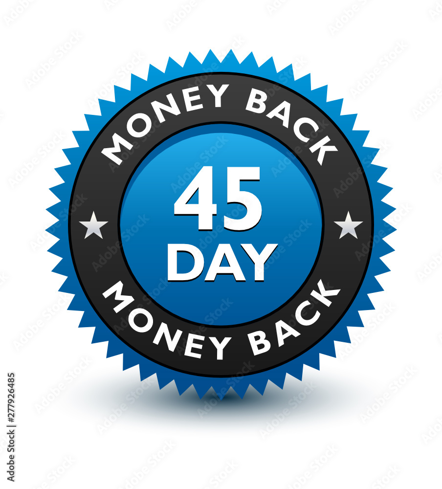 Blue simple yet reliable, medal, Labn, Seal, Sigel, Icon 45 day money ...