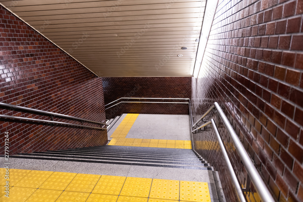 Subway Train Station Stairs