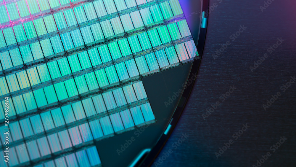 Silicon wafer Stock Photo | Adobe Stock