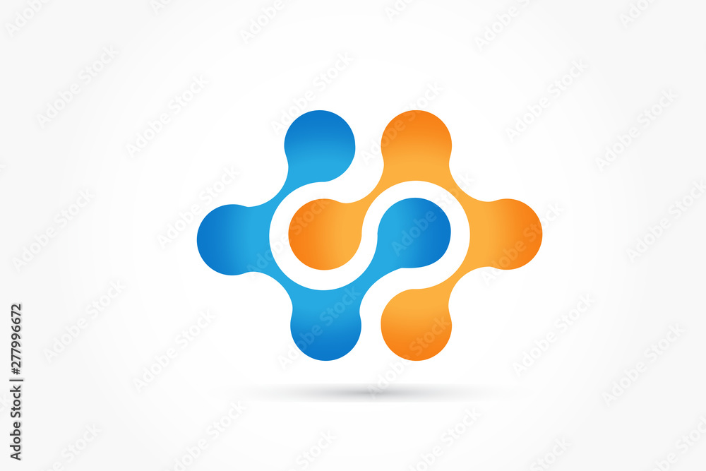 Logo nano technology vector Stock Vector | Adobe Stock
