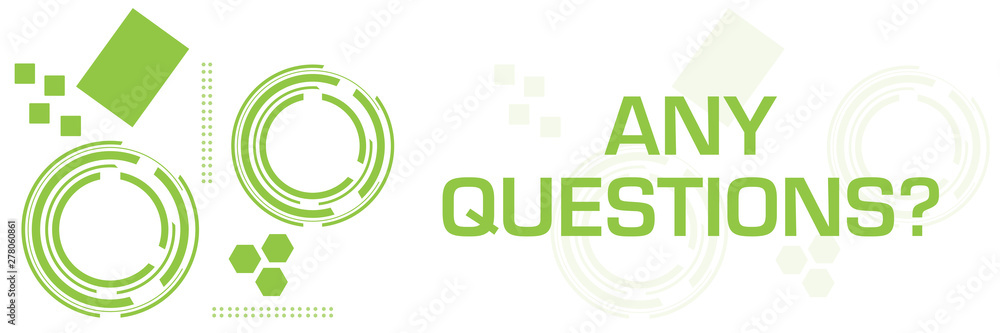 Any Questions Green Technology Circles Horizontal Stock Illustration ... Any Questions Green Technology Circles Horizontal Stock Illustration ...