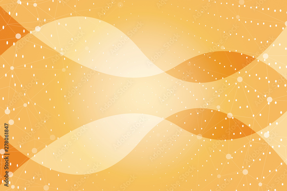 Orange Decorative Lines Clip Art