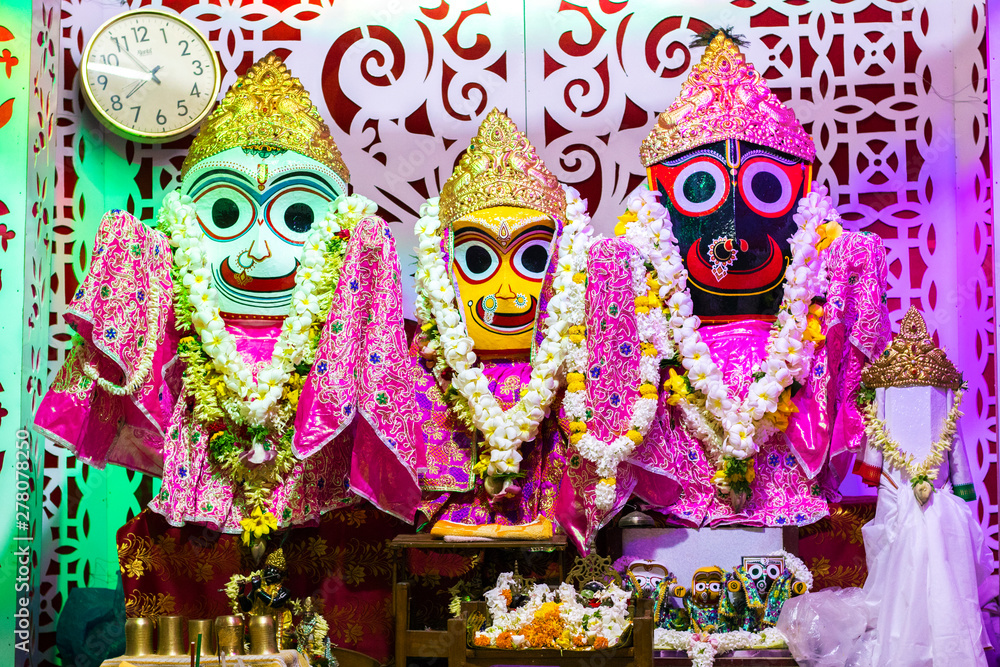 Stockfoto Image of Lord Jagannath,Balabhadra and Goddess Subhadra ...
