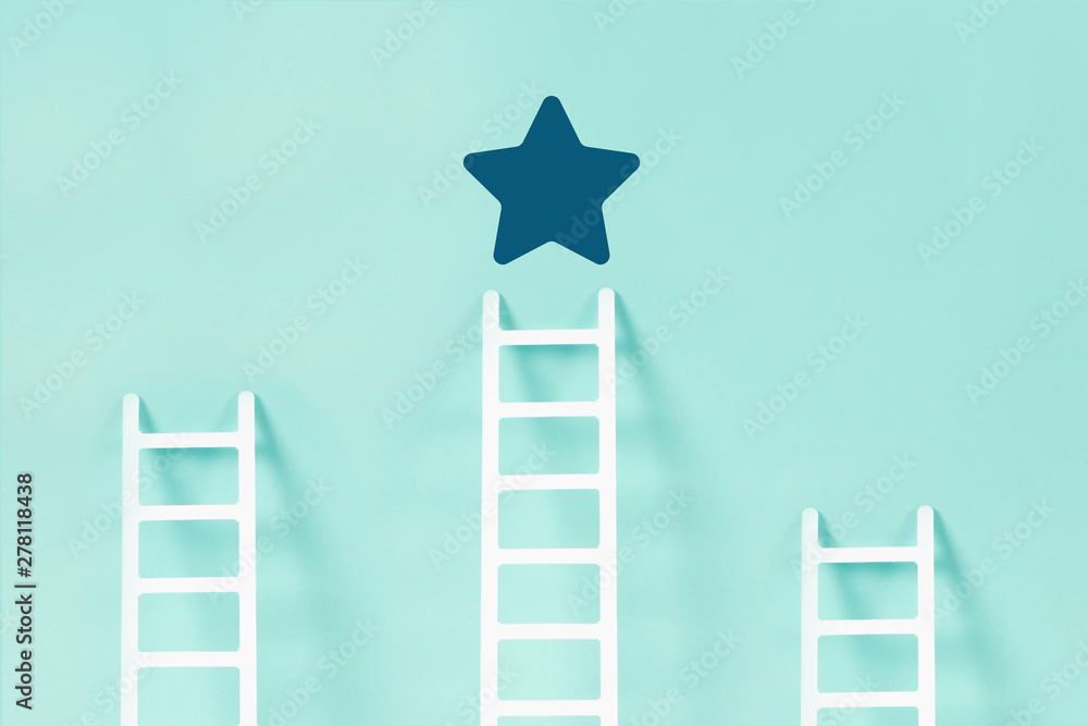 Ladder of Inspiration Stock Illustration | Adobe Stock