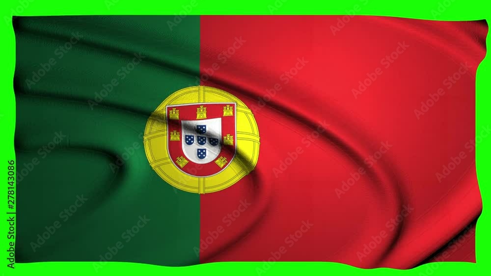 portugal Animation Flag Animation Green Screen Animation portugal video ...
