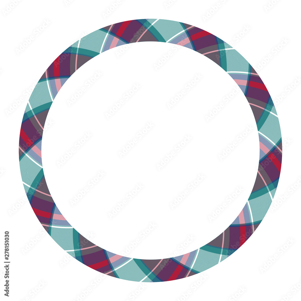Circle borders and frames vector. Round border pattern geometric ...