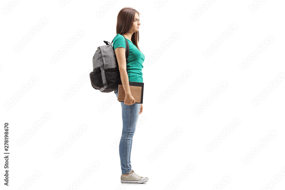 Student Carrying Bag