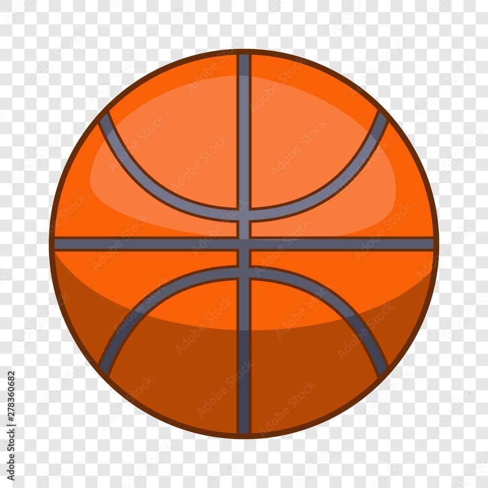 Basketball ball icon. Cartoon illustration of basketball ball vector ...