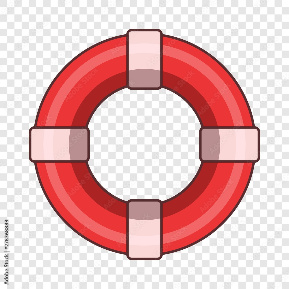 Lifeline icon. Cartoon illustration of lifeline vector icon for web ...