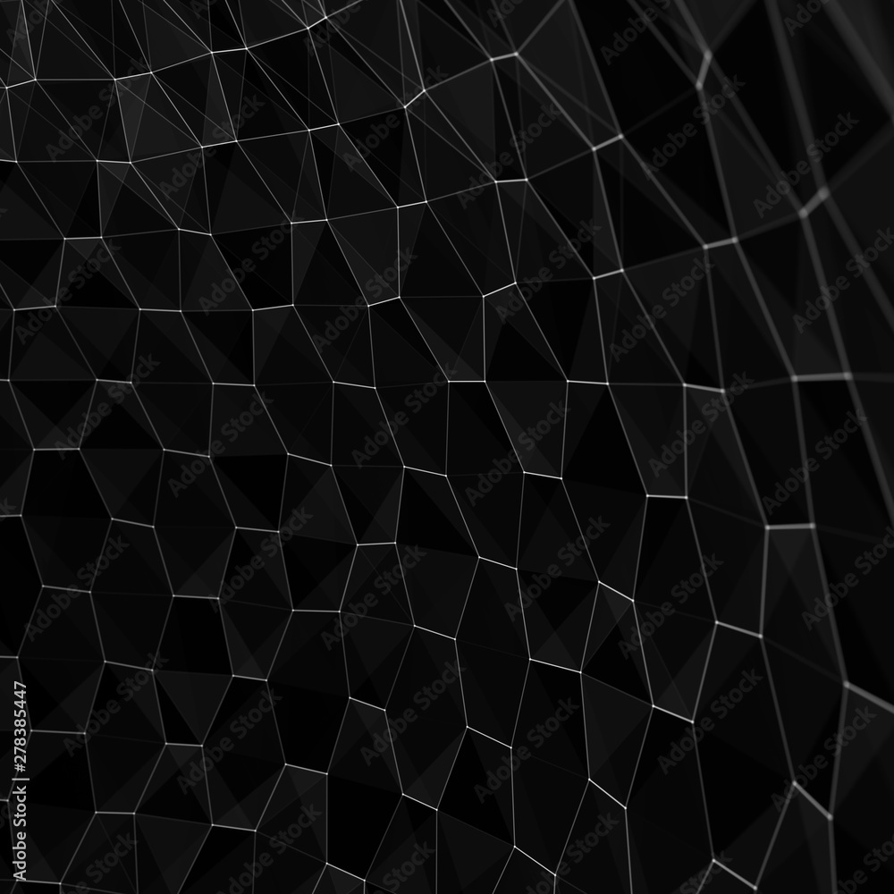 Digital Honeycomb Background