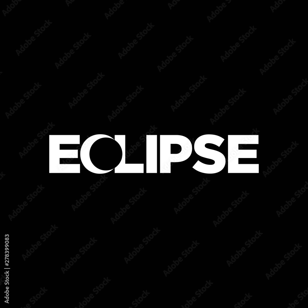 eclipse logo design inspiration . eclipse negative space logo . eclipse ...