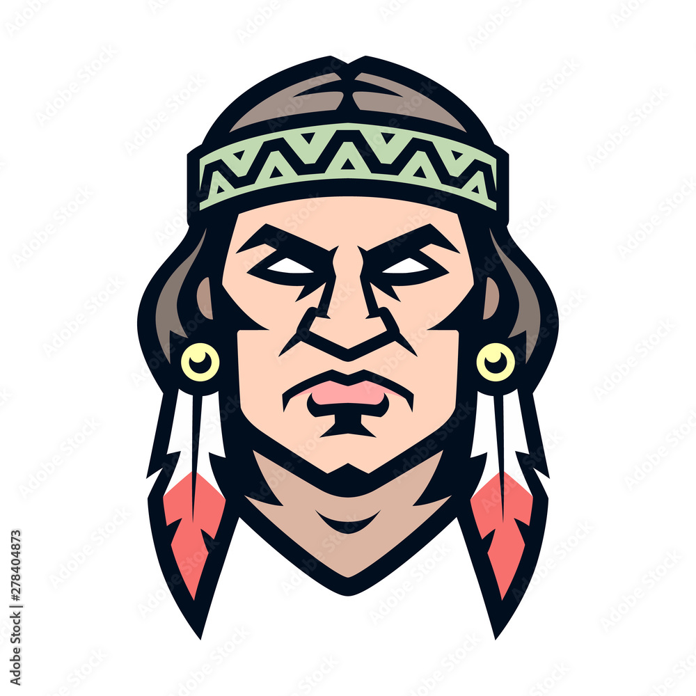 Indian Warrior Vector
