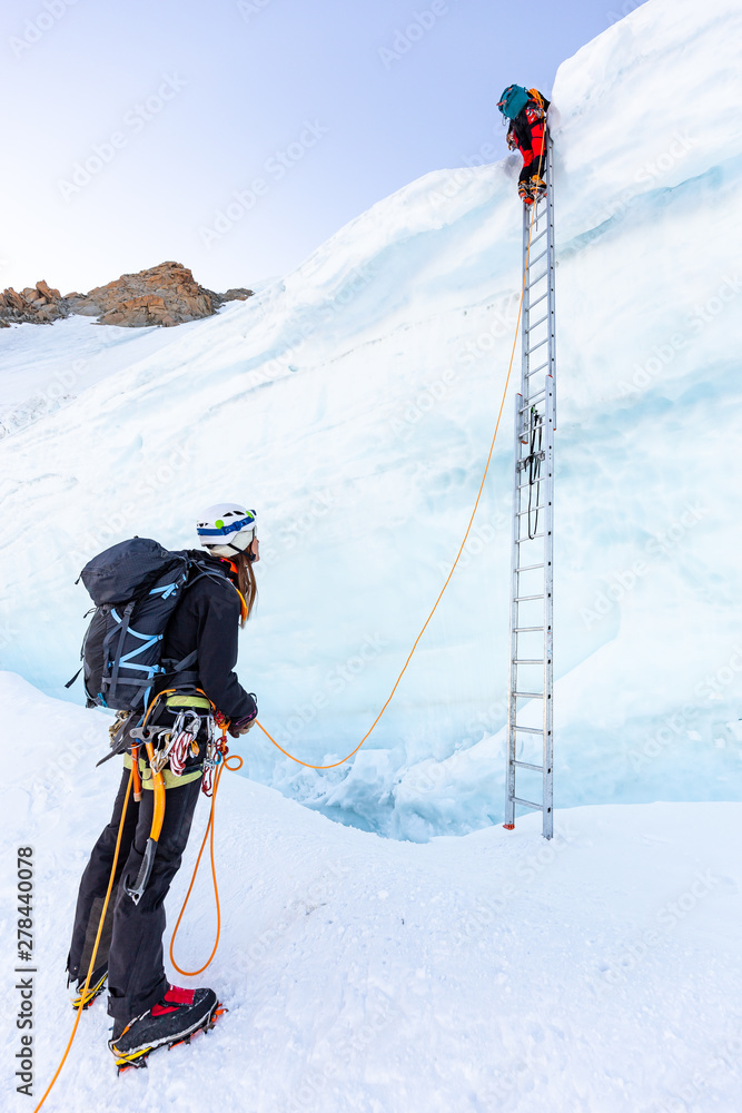 Crevasse Glacier Ladder