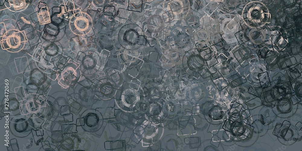 Crazy sketch random pattern. Chaos and variety. Modern art drawing ...