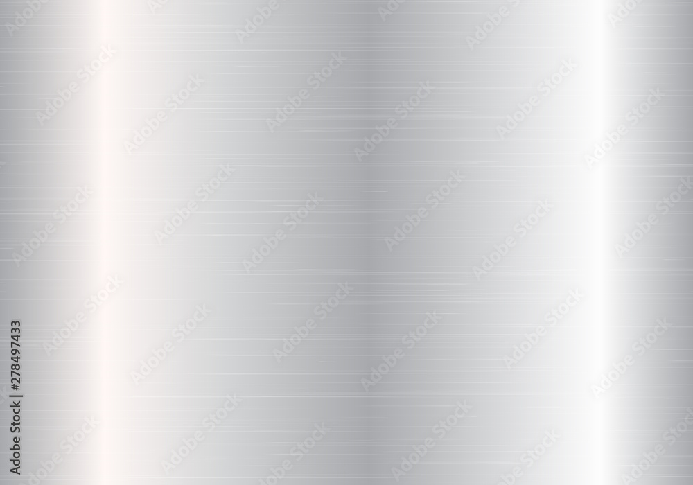 Sparkling metal background with silver metal texture. Vector ...