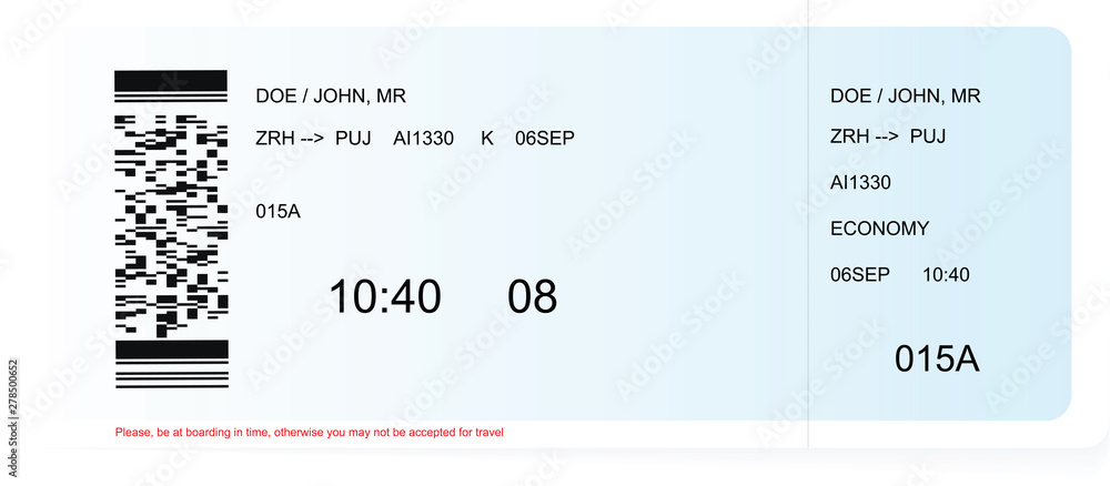 Blue airline boarding pass tickets Passengers need to have boarding ...