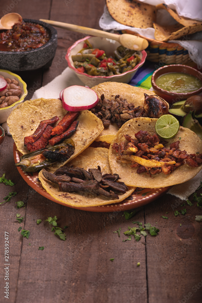 Tacos de Mexico, tacos carne asada, tacos de arrachera, tacos de al ...