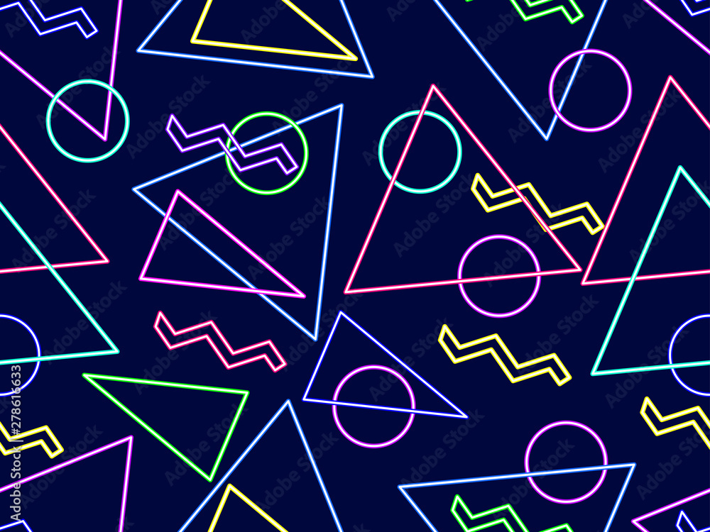 80s Pattern Background