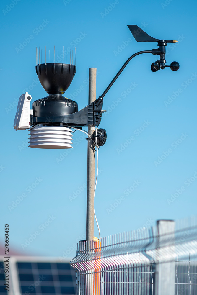 Meteorological station at a Solar Energy Plant at north Chile, Atacama ...