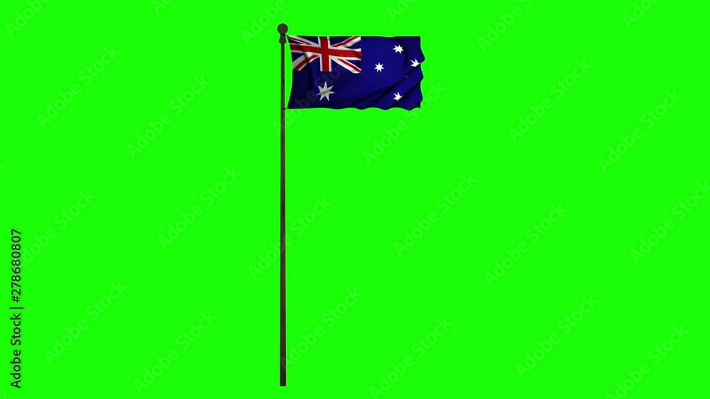 australia Animation Flag Animation Green Screen Animation australia ...