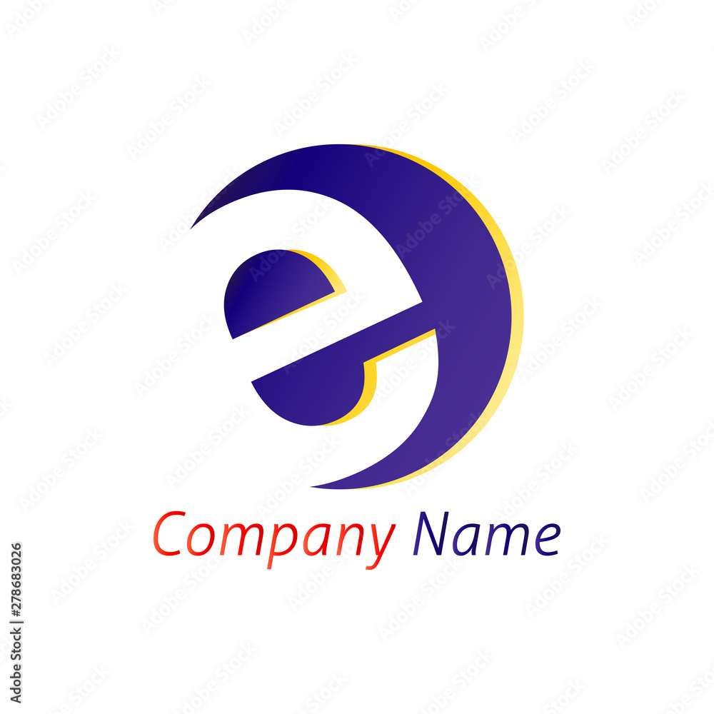 Abstract Letter e logo design template elements. abstract letter e ...