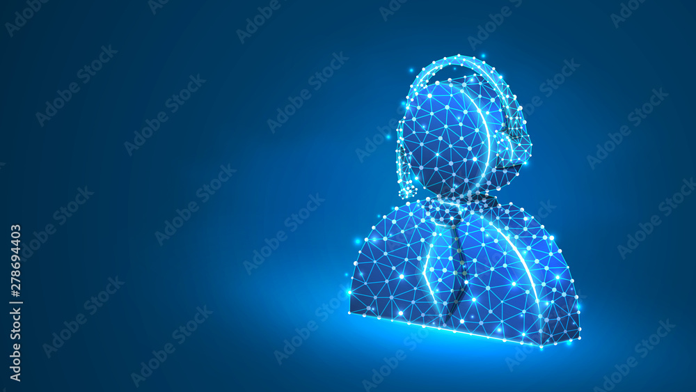 Support manager, office worker profile symbol. User portrait, employee ...