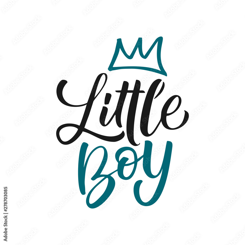 Vector kids illustration of lettering for invitation and greeting card ...